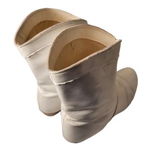 Shoes | 7s80s White Leather Majorette Band Uniform Bootsshort Western ...